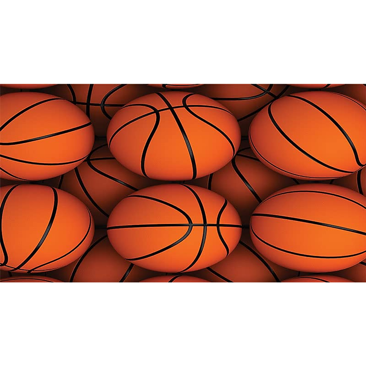 Mugzie Deluxe Can Cooler (Made in USA) - Premium Neoprene Wetsuit Material Beverage Can or Bottle Insulator for 12oz Soda Drink Beer Cans - Basketballs