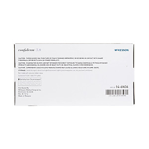McKesson Confiderm 3.0 Nitrile Exam Gloves - Powder-Free, Latex-Free Medical Gloves, Ambidextrous, Disposable, Non-Sterile - Dark Blue, Size Large, 250 Count, 1 Box