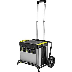 Goal Zero Yeti Portable Power Station - Yeti 3000X w/ 3,032 Watt Hours Battery, USB Ports & AC Inverter - Includes Boulder 200 Solar Panel - Rechargeable Generator for Camping, Outdoor & Home Use