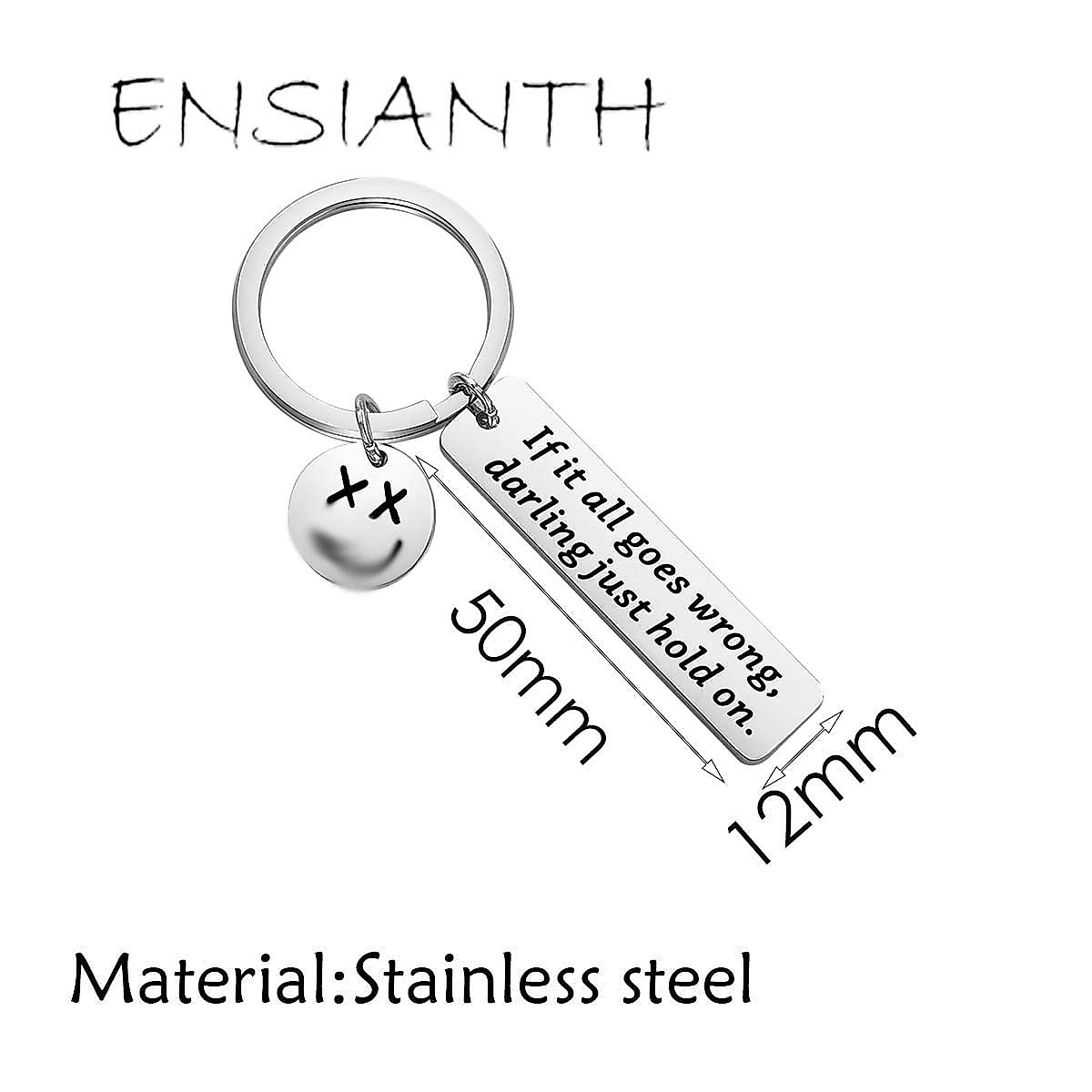 ENSIANTH Lyric Inspired Gift If It All Goes Wrong Darling Just Hold on Movie Fans Gift Louis Fans Gift (If It All Goes Wrong)