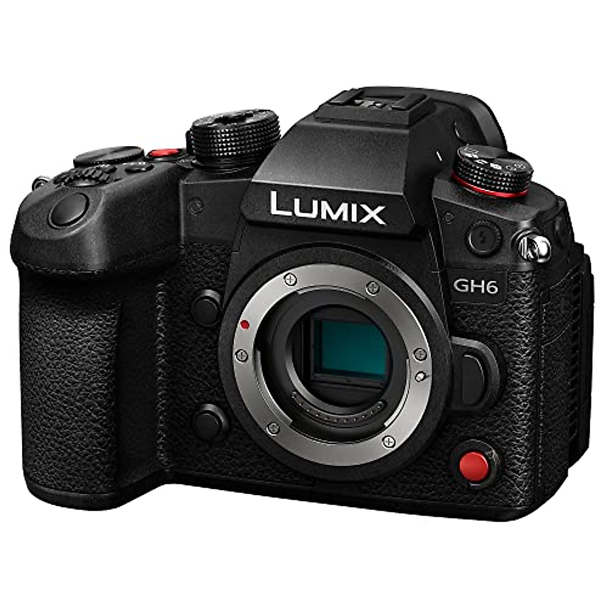 Panasonic LUMIX GH6 25.2MP Mirrorless Camera Body with Dual Image Stabilizer (Renewed)