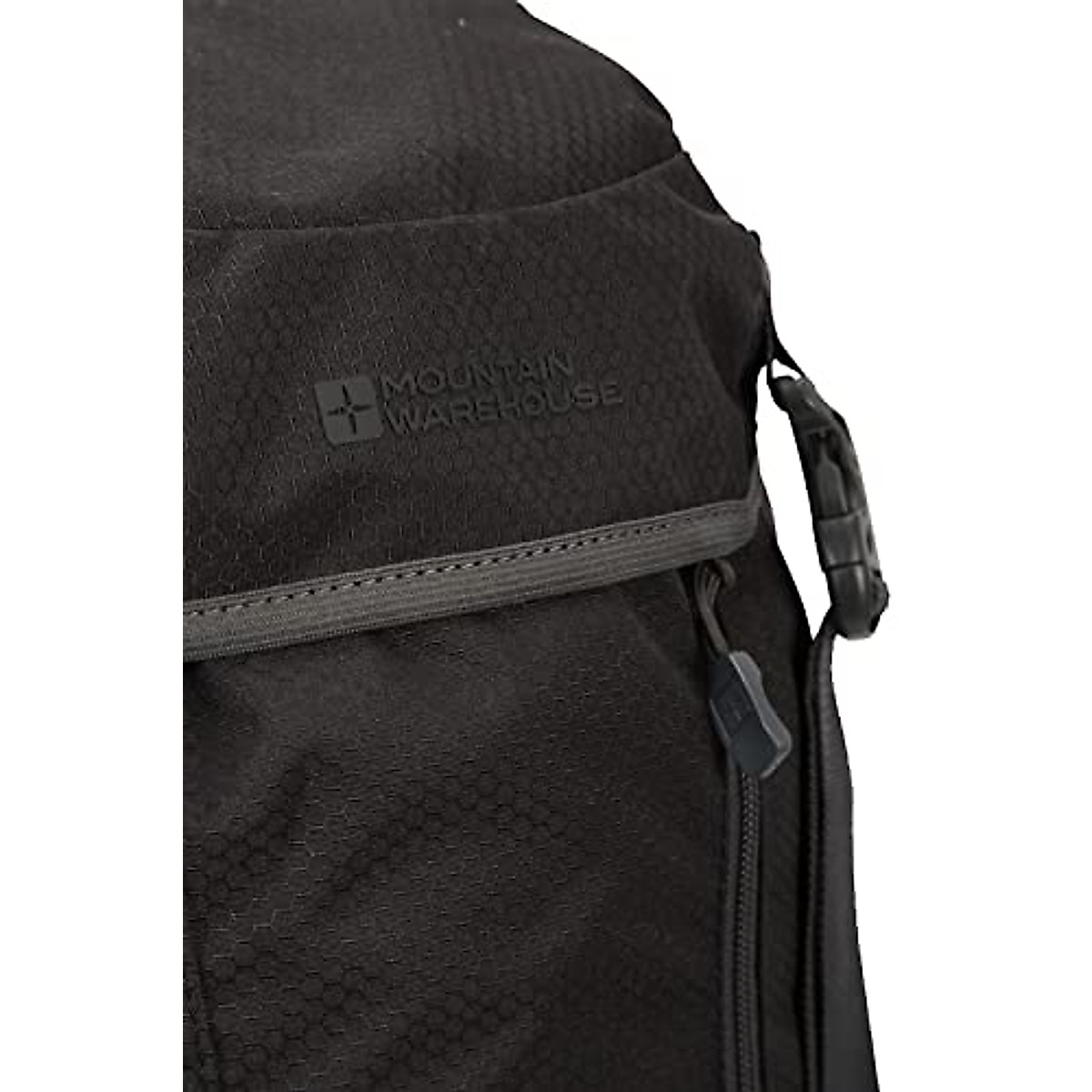Mountain Warehouse Venture 40L Backpack - Travel Bag for Men & Women Black Women's Fit