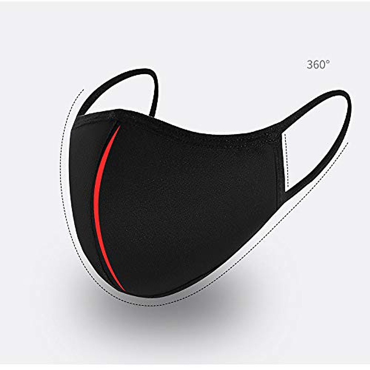 HEROBIKER 3PCS Reusable Cloth Face Mask Comfort Washable Masks - Breathable Comfort, Machine Washable Safety Mask, Cloth Masks Face Shield Mouth Protection Banada Balaclava