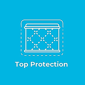 Linenspa Waterproof Pillow Protector - Premium Smooth Fabric - Standard Pillow Protector White