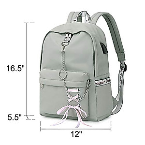 Hey Yoo Backpacks for Girls Backpack for School Bag Bookbag Aesthetic Cute School Backpack for Girls Teens