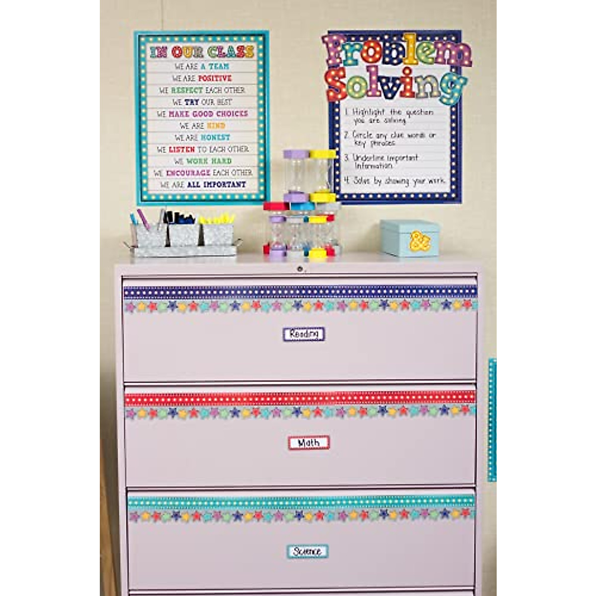 Teacher Created Resources Marquee Stars Magnetic Border (TCR77286)
