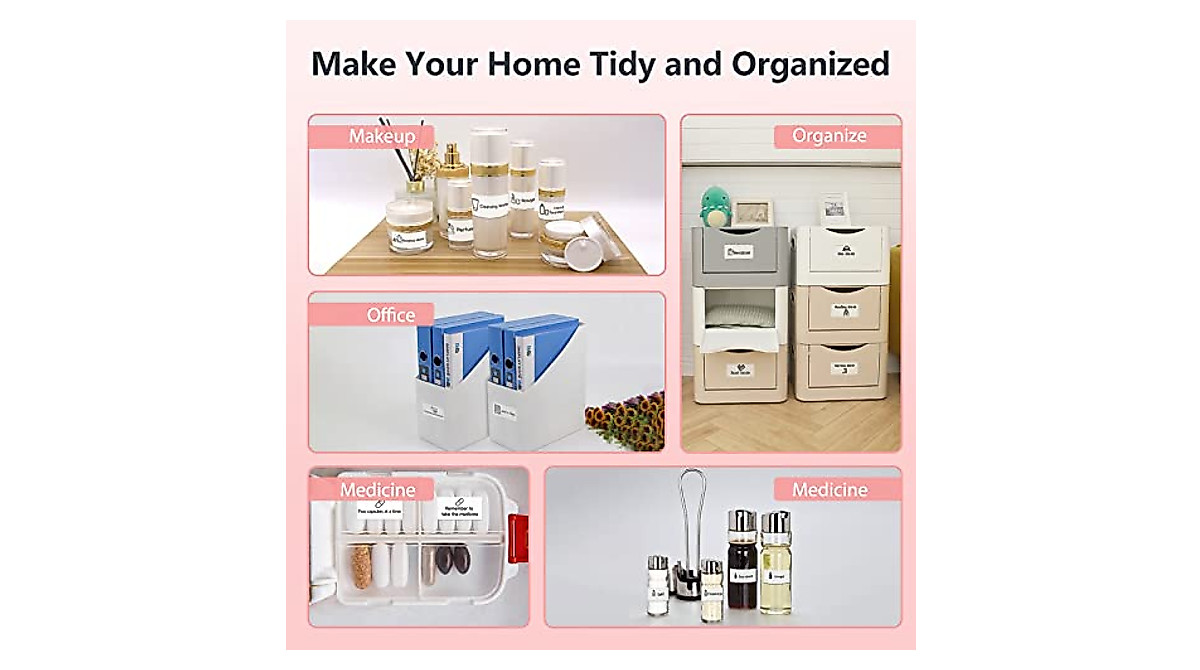 PikDik Mini Bluetooth Label Maker - Smart & Portable