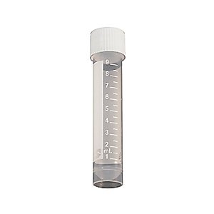 Simport Cryovial T310-10A Polypropylene Vial with Silicone Washer Seal and External Threads, Self Standing, 10ml Volume (Case of 500)