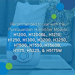 PureGuardian FLTDC20 Humidifier Demineralization Filter, Cartridge #2, 700 Hrs. Run Time, Prevents Release of Minerals Into Air, Fights White Dust, Easy Application to PureGuardian Humidifier