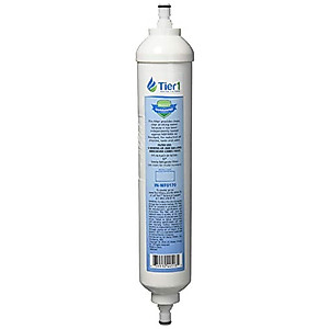 Tier1 Inline Water Filter NSF Standard Certified Replacement for GE GXRTQR Filter System - Activated Carbon Media to Reduce Contaminants including Chlorine Taste and Odor