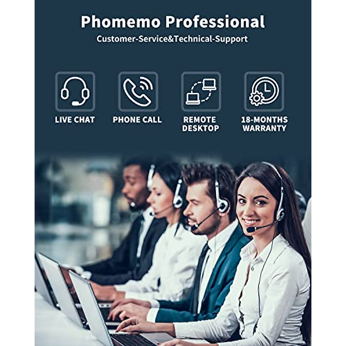 Phomemo Thermal Label Printer, Shipping Label Printer, Desktop Label Printer for Mac Windows Chromebook, Thermal Printer Compatible with Amazon, Ebay, Shopify, Etsy, UPS, FedEx, DHL