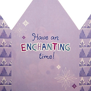 Age 2-6 Customisable Disney's Frozen Birthday Card from Hallmark - 3D Paper Wow Wearable Crown Design