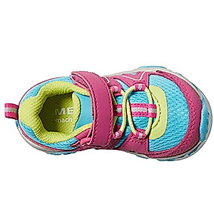 Merrell Trail Quest Jr Hiking Shoe, Berry/Lime/Turquoise, 8.5 US Unisex Little Kid