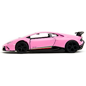 Lambo Huracan Performante Matt Pink Pink Slips Series 1/32 Diecast Model Car by Jada 34661