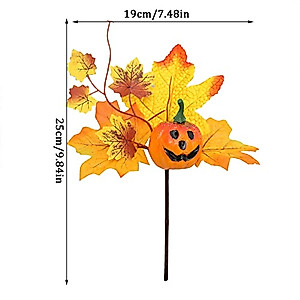 Fall Winter Thanksgiving Front Door Wreath, Winter Wreaths Autumn Porch Wall Decorations Grain Welcome Sign Pumpkins Party Holiday Artificial Farmhouse Mantle Turkey Decor Greeen