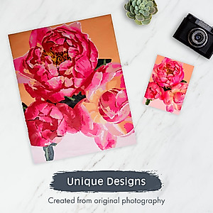 Pink Picasso Kits Botanical Floral Paint by Number for Adults | DIY Canvas Painting Kits Color by Numbers Drawing Arts and Drawing Crafts As Seen On Shark Tank | (Petal Power) 16x20 - Paint Kit Set