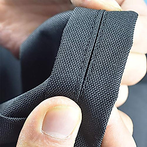 Mini Lustrous Grill Cover Fits for Blackstone 17inch 22inch Griddle with Hood and Stand, Perfect Take Along Griddle Accessories for Outdoor Cooking and Camping (Black)