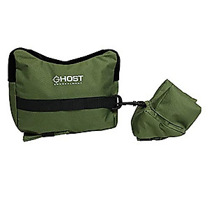 Ghost Concealment Shooting Rest Bags Front & Rear rifle support bags - Sand Bag Stand Holders for Rifles, Shooting, Range and Hunting - Pistol shooting bag - Unfilled