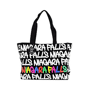 Niagara Falls Travel Tote Bag - Colorful Multi-Purpose Shoulder Bag Durable for Shopping, Work & School - Multi