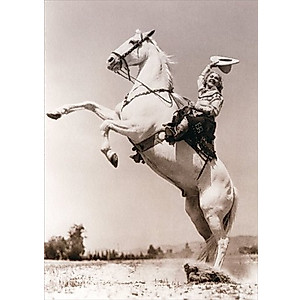 Female Rodeo Rider - Avanti America Collection Birthday Card