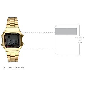 Casio Watch - A178WGA1A (Size: Men)