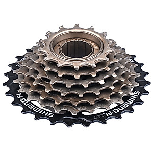 FOMAS Mountain Bike Freewheel,MTB Freewheel 7 Speed,13-28T, Freewheel Screw On, Beach Cruiser,Fat Tire Bike,Cargo Bike,E-Bike Freewheel.