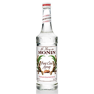 Monin - Pure Cane Syrup, Pure and Sweet, Great for Coffee, Tea, and Specialty Cocktails, Gluten-Free, Non-GMO (750 ml)