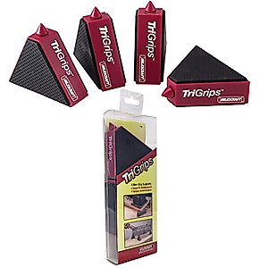 Milescraft 1600 TriGrips - Triangle Bench Cookie Work Grippers, for Woodworking, Painting, Raising and Leveling 4-pack