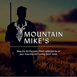 Mountain Mike’s - Rustic Well Bucket Waste Basket with Replicated Deer Antler Handle - Bathroom Trash Can - Rustic Home Decor Inspired by The Outdoors (12 x 12 in)