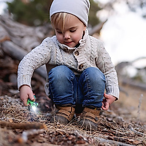 Big Discoveries WildLight Animal Carabiner Flashlight - Fun Mini Keychain Flash Lights for Kids, Nurses, Camping