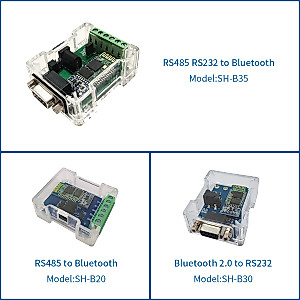 DSD TECH SH-B35 RS485 RS232 to Bluetooth 2.0 Adapter Support Android and Windows