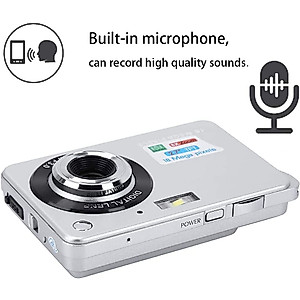 Digital Cameras for Photography Digital Video Camera, Full HD 1080P Video Recorder, 2.7" Screen Rechargeable Pocket Camera Built-in Microphone, Different Scene for Beginners