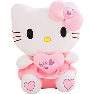 Cute Kitten Plush, Soft Cat Plush Toy Pillow Birthdays Gift for Girls and Fans