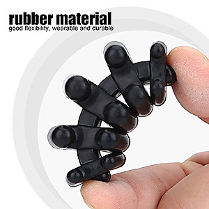 Dilwe Archery Bow Limbs Stabilizer, 2Pcs Rubber Archery Shock Absorber Compound Bow Split Limb for Most Compound Bows