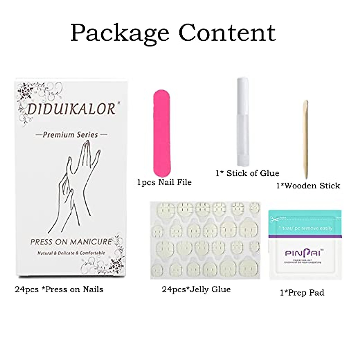 Halloween Press On Nails Almond, Glue on Nails with Spide Ghost Bat Pattern, Black Coffin Fake Nails Stick on Nails, Includes Prep Pad, Mini File, Cuticle Stick, Glue, Jelly Glue and 24 Fake Nails