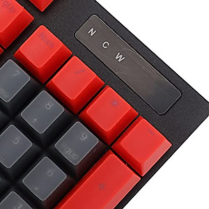 Pomya Mechanical Gaming Keyboard, 104 Key RGB Backlit Programmable Keyboard for PC Laptop, for Win 10, Win 8, Win 7, OS X, Win XP, for Vista, Ergonomic Design(Gray)