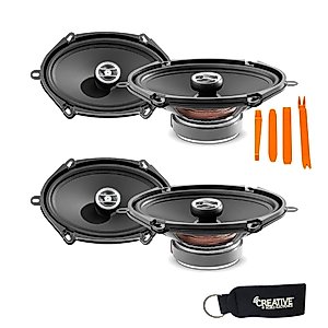 Focal Bundle - Two Pairs of Focal RCX-570 Auditor Series 5x7 2-Way Coaxial Speakers