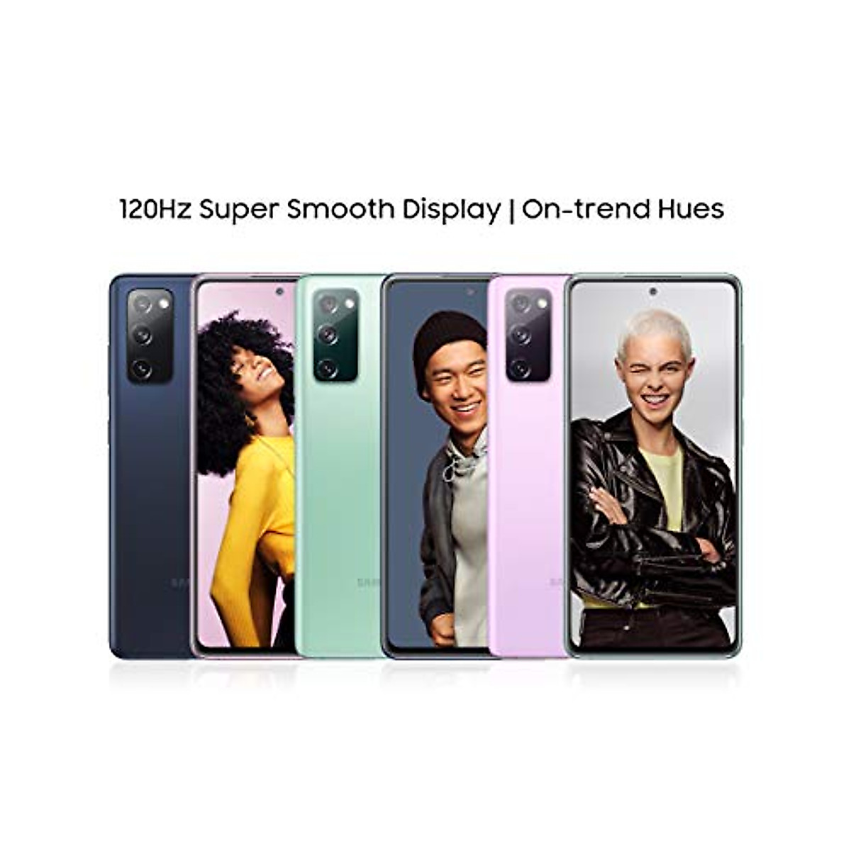 SAMSUNG Galaxy S20 FE 5G Cell Phone, Factory Unlocked Android Smartphone, 128GB, Pro Grade Camera, 30X Space Zoom, Night Mode, US Version, Cloud Lavender