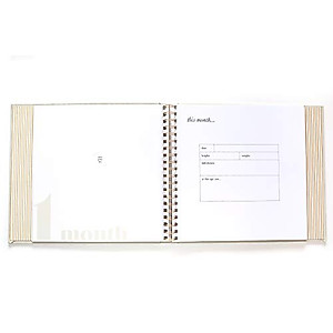 The Baby Memory Book: Beautiful Modern Baby Book and Scrapbook for Baby's First Years to Track Special Moments, Milestones and Growth from Pregnancy to First 5 Years