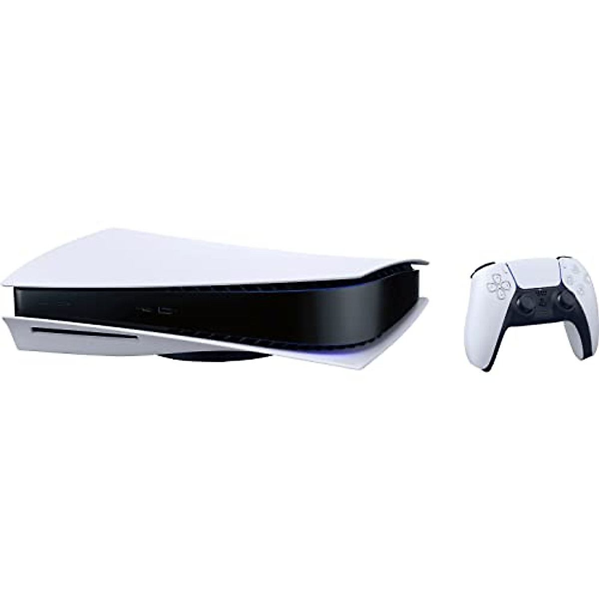 Play Station 5 Disc Version Gaming Console God of War Ragnarok Bundle with 4K UHD Blu-ray Player, White - WiFi 6, Bluetooth 5.1, Ethernet Connectivity