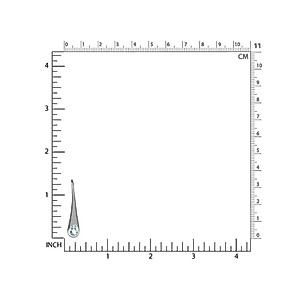 Silvershake 1.04ct. Genuine Blue Aquamarine White Gold Plated 925 Sterling Silver Modern Style Hook Earrings