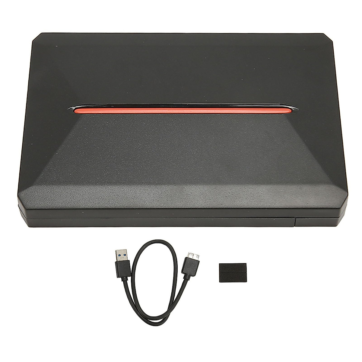 2.5inchExternal Hard Drive Enclosure 5Gbps USB3.0, Supports 2TB SSD, Fast Transfer Speeds, Plug and Play, Multiple Protection, Suitable for 7mm-9.5mm HDDs or SSDs