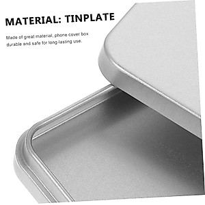 Zerodeko Office Supplies Desktop Stand 4pcs Tempered Film Storage Box Tempered Glass Cover Box Foam Desk Topper Coffee Canister