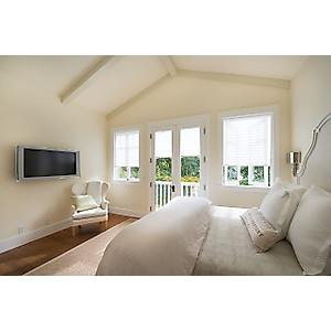 Redi Shade No Tools Original Light Filtering Pleated Paper Shade White, 36 in x 72 in, 6 Pack