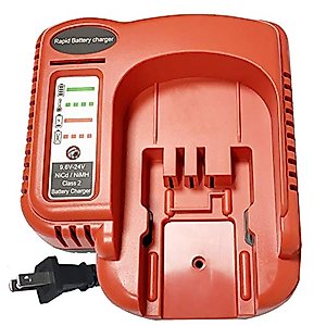 ANOPIW BDFC240 9.6V-24V Battery Charger Compatible with Black & Decker 24V 18V 14.4V 12V 9.6V Firestorm Battery HPB18-OPE HPB18 HPB14 HPB12 HPB96 HPB24 244760-00 A1718 FS180BX FS18C FS18FL FSB18
