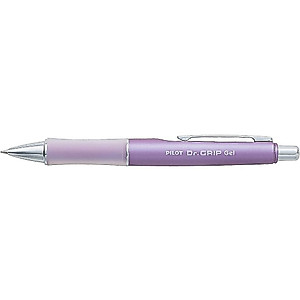 Pilot 36273 Dr. Grip Roller Ball Retractable Gel Pen, Fine, Metallic Mauve Barrell-Black