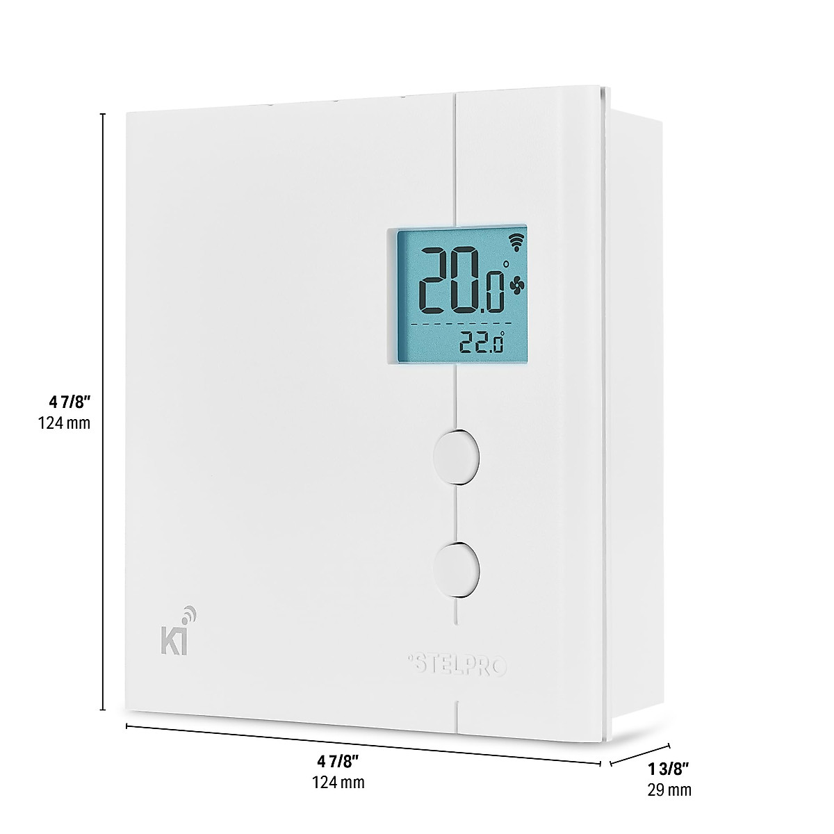 Stelpro Z-Wave Plus KI STZW402WB+ Thermostat (White) for Electric Baseboards and Convectors