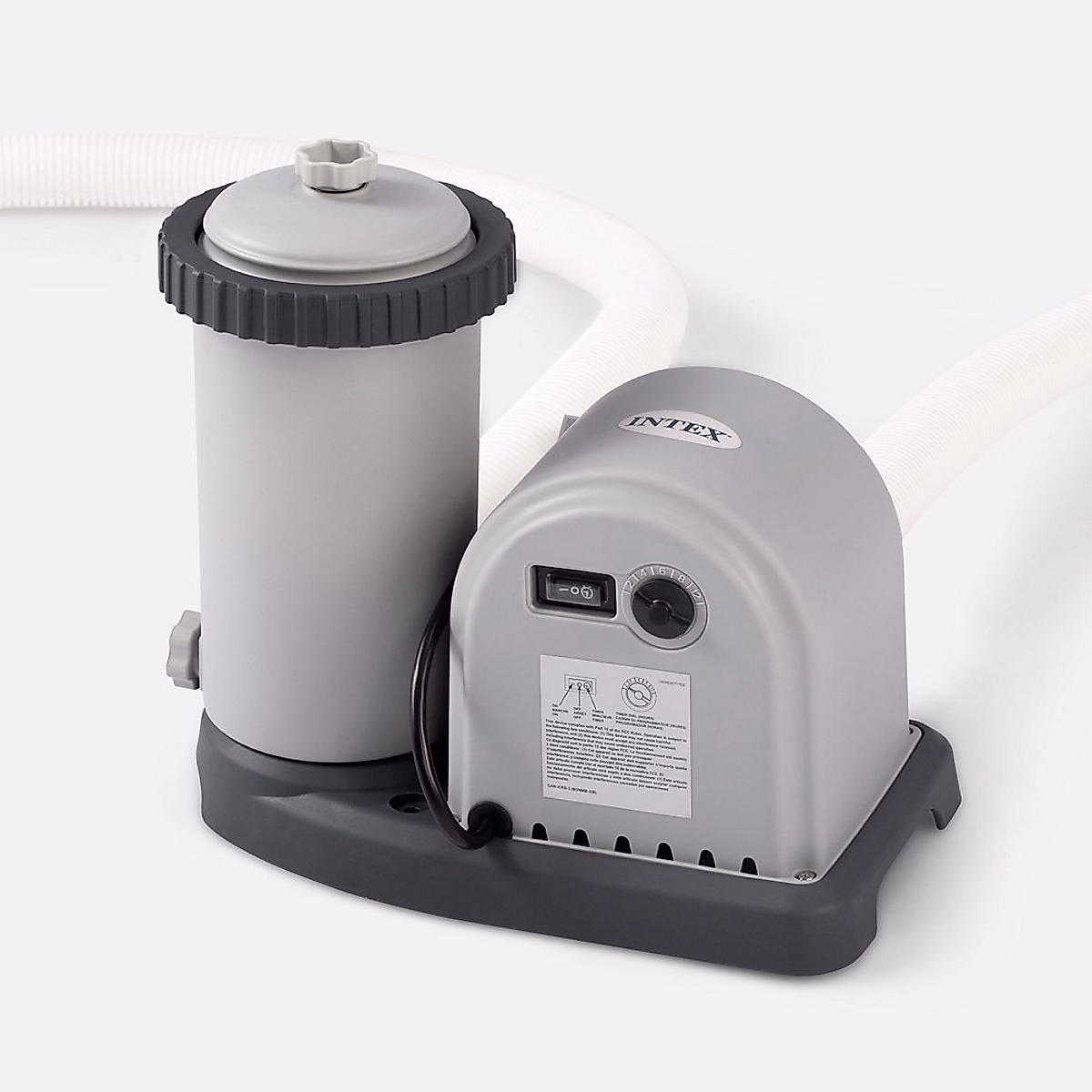 Intex 16' x 48" Prism Frame Above Ground Swimming Pool with Filter Pump