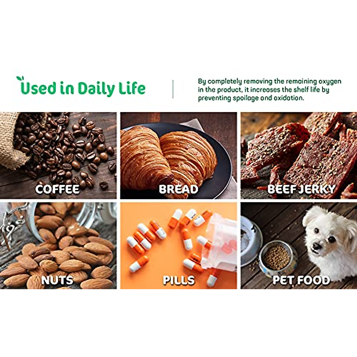 2000 CC [18 Packets] Premium Oxygen Absorbers for Food Storage, Oxygen Scavengers Packets(1 Bag of 18 Packets) - ISO 9001 Certified Facility Manufactured