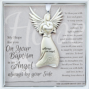 Always an Angel On Your Baptism Keepsake Gift/Ornament for Infant or Child on Baptism or Christening/Baptism Gift for Girl or Boy